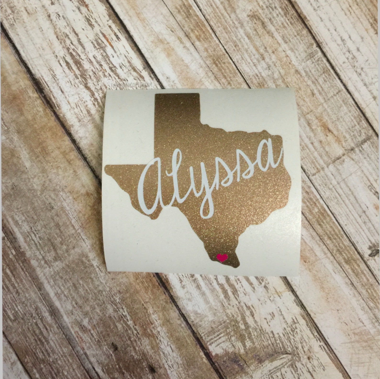 Texas Personalized Decal Personalized State Decal Cup | Etsy
