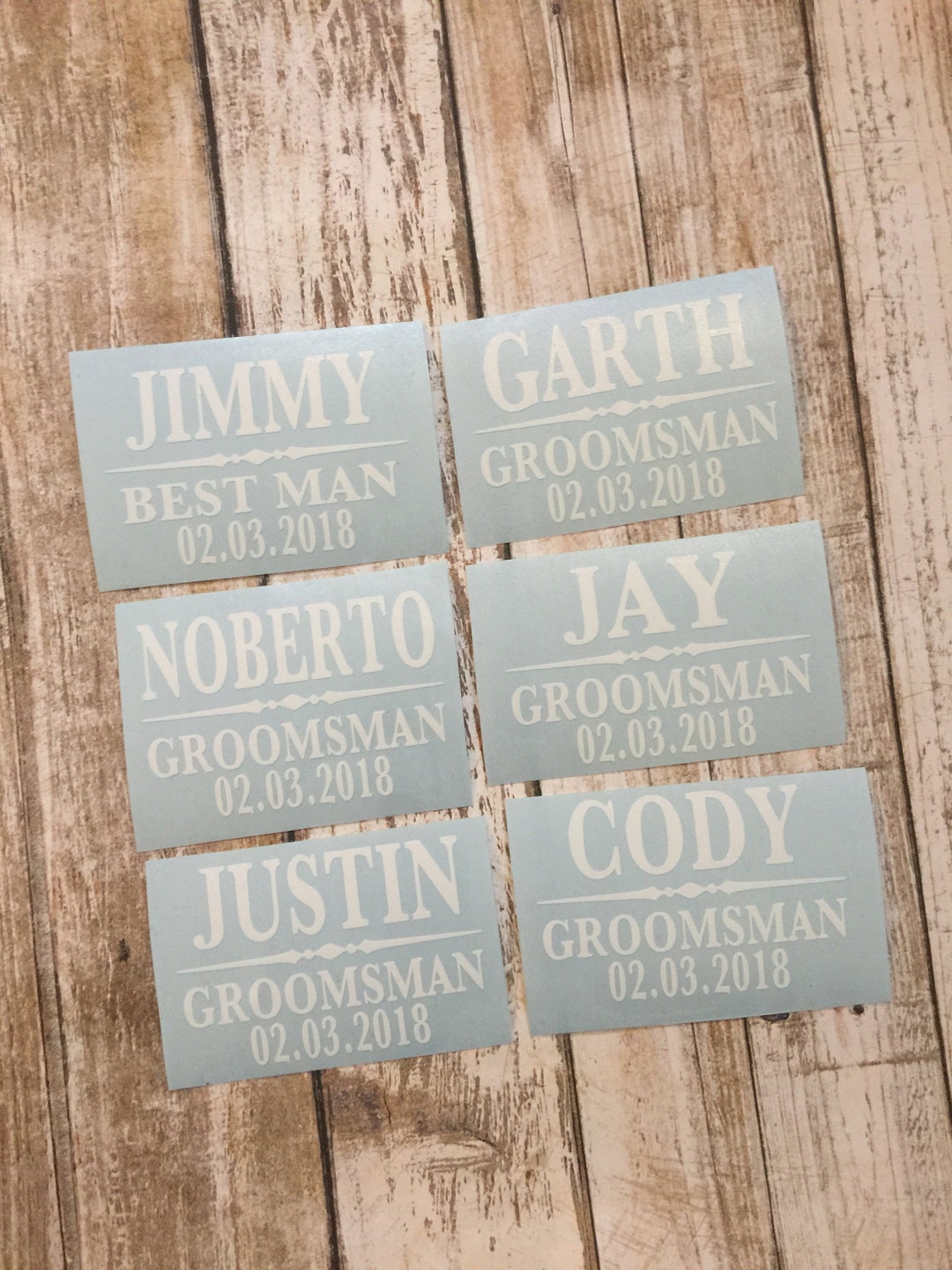 Groomsman Decals Best Man Decal Groomsman Gift Bestman - Etsy