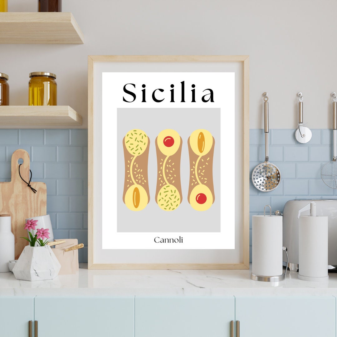 Cannoli Digital Art Illustration Instant Digital Download Art for ...