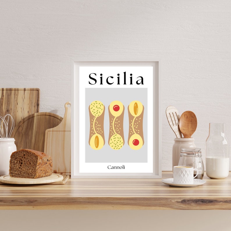 Cannoli Digital Art Illustration Instant Digital Download Art for ...