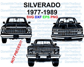 Chevy silverado svg | Etsy