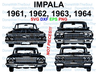 1964 Chevy Impala Svg - Etsy