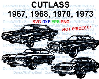 Cutlass Front Svg - Etsy