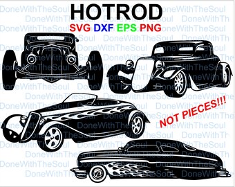 32 Hot Rod Dxf Files - Etsy