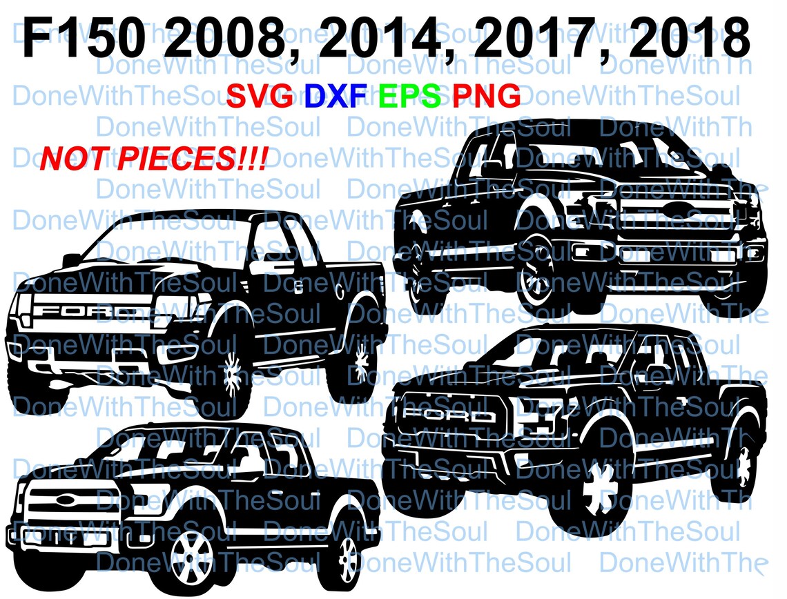 F150 Svg 2008 2014 2017 2018 F150 Pick up F150 Vector - Etsy