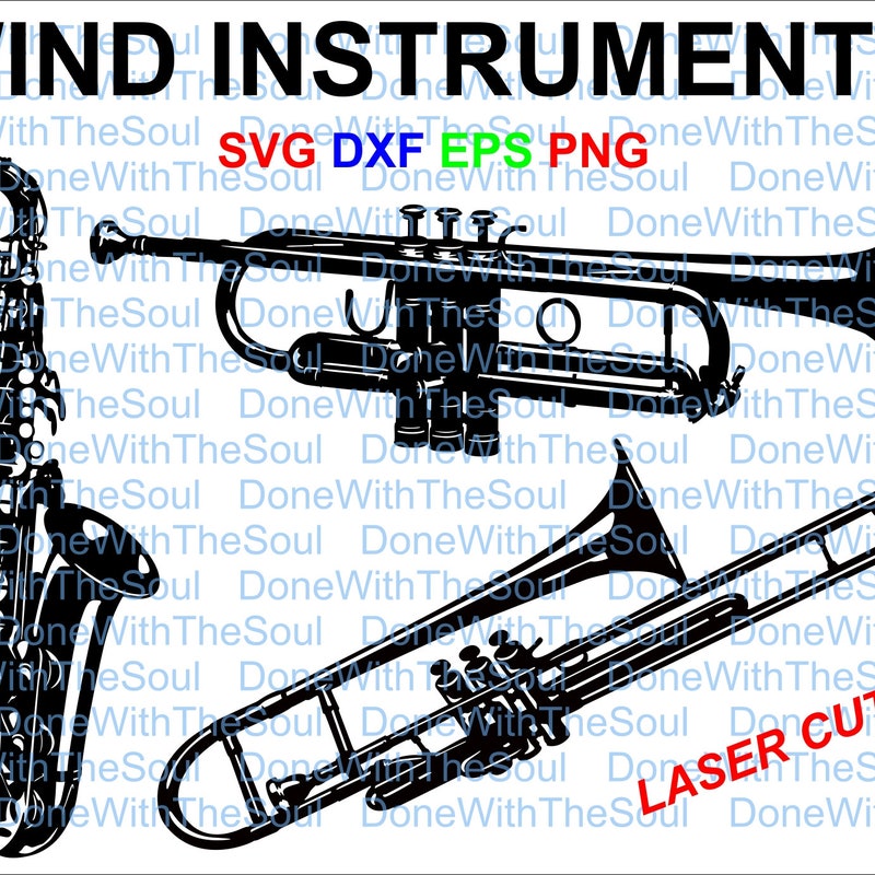Trombone Svg - Etsy