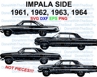 63 Impala Dxf Vector - Etsy
