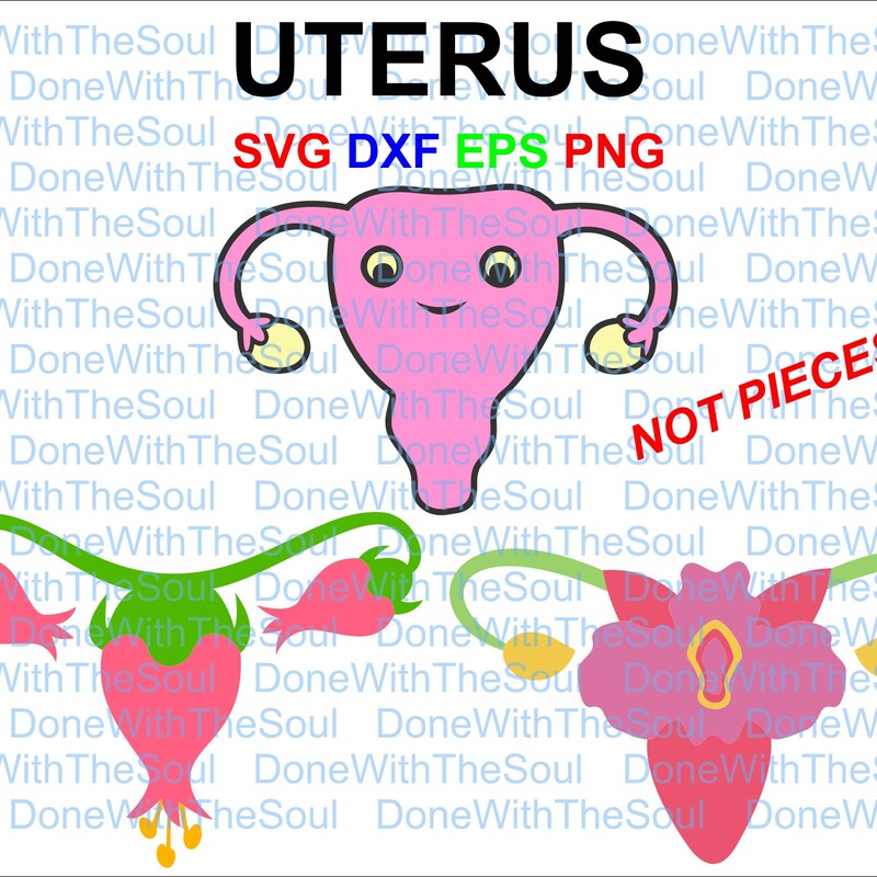Uterus Svg - Etsy
