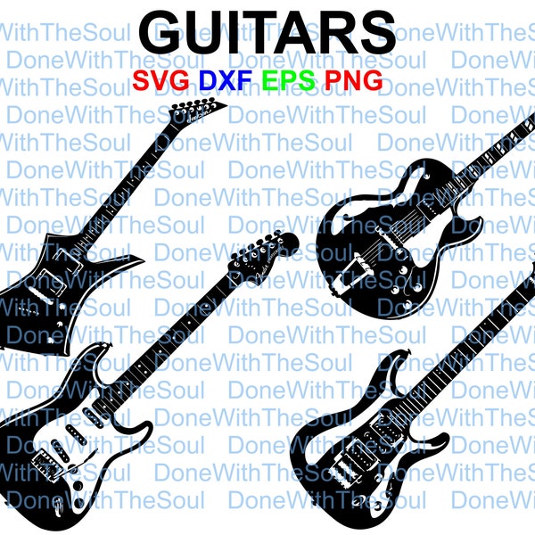 Stratocaster Dxf Files - Etsy