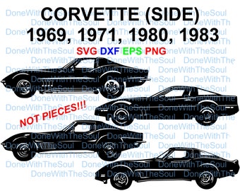 Corvette Dxf Files | Etsy