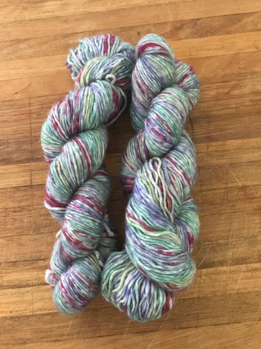 Self Striping // Handdyed Yarn// Matching Sock Yarn (75/25 Swm/nylon ...