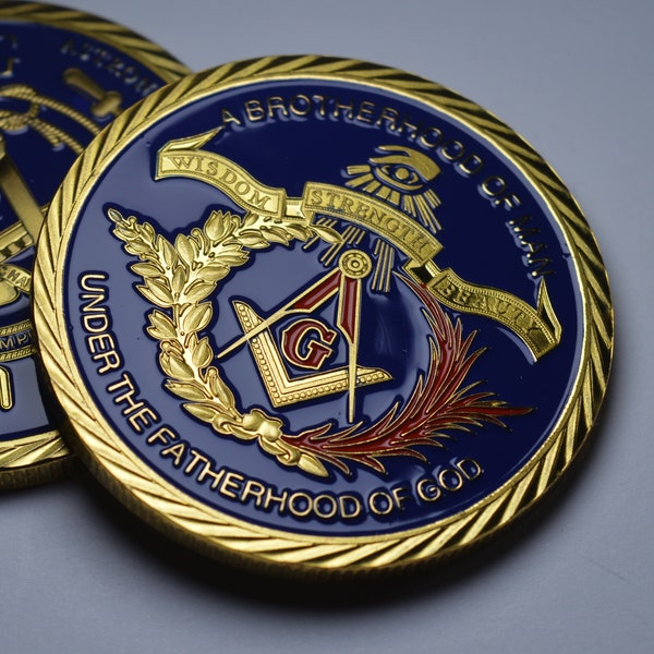 Masonic Coin - Etsy