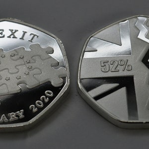 Brand New 2020 BREXIT Silver Commemorative. United Kingdom European ...