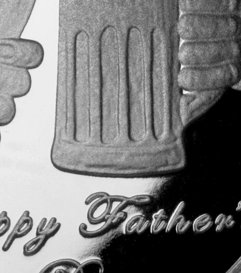 HAPPY FATHER'S DAY Silver Commemorative Coin in Capsule. Gift/present ...
