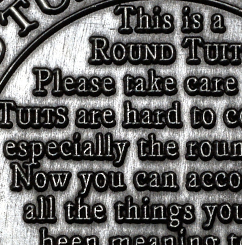 Extremely Rare 'A ROUND TUIT' Coin. Gift/present/novelty/collectable ...