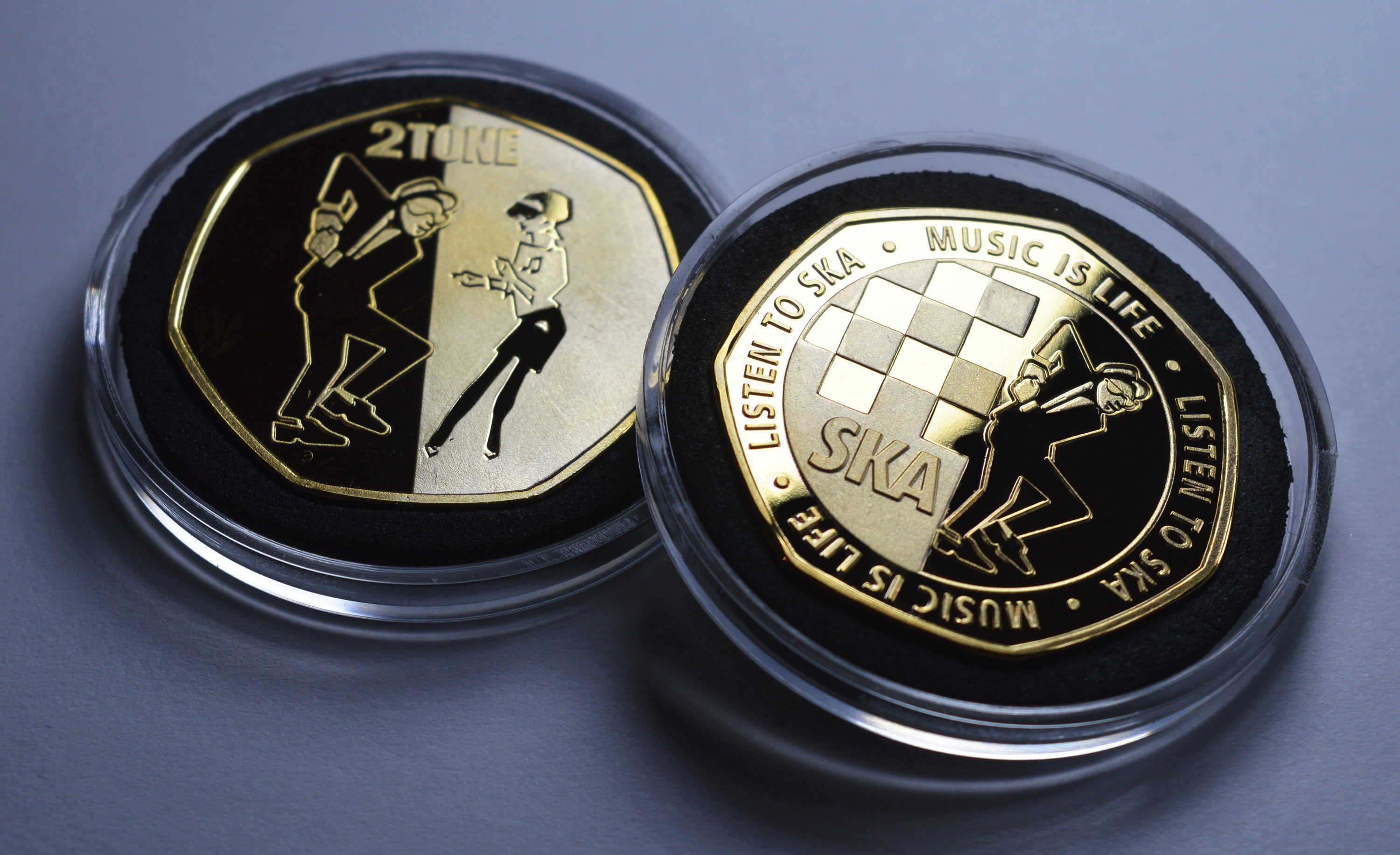 SKA Music 2TONE 24ct Gold Commemorative in Capsule. Music is - Etsy