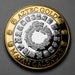 AZTEC CALENDAR Silver & 24ct Gold Commemorative in Capsule. Mayan/maya ...