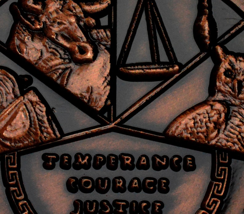 Marcus Aurelius Stoic/stoicism Commemorative Coin in Capsule. Copper ...