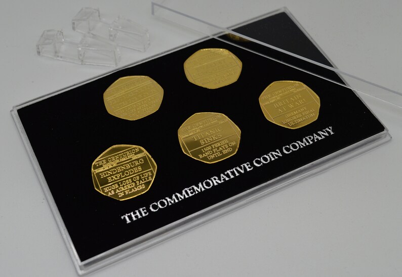 Full Set of 24ct Gold 'the Centurion 20th Century Events/news ...