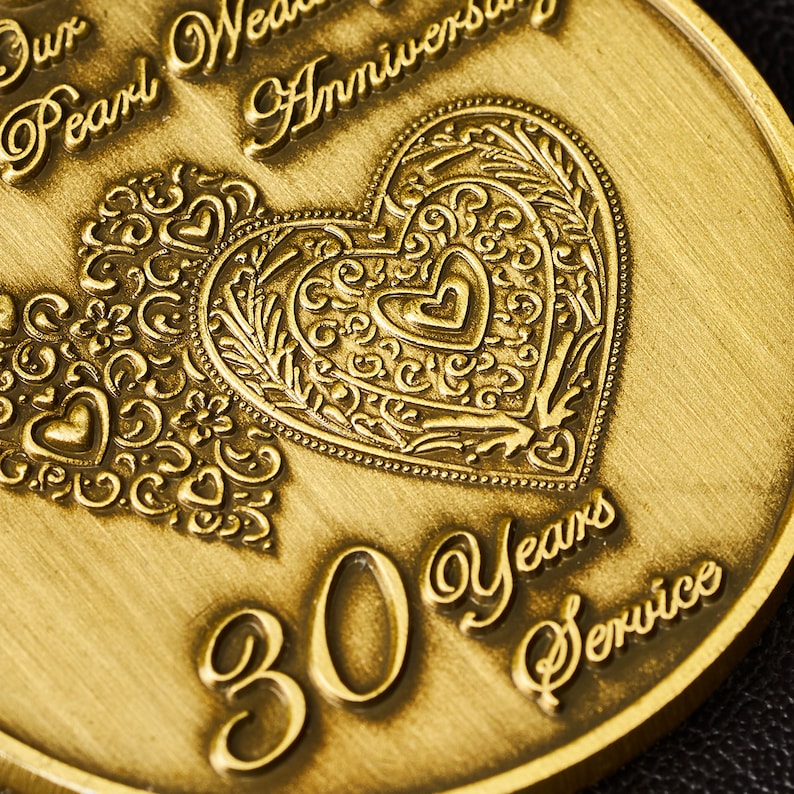 Our 30th Pearl Wedding Anniversary Medal for Long/distinguished Service ...