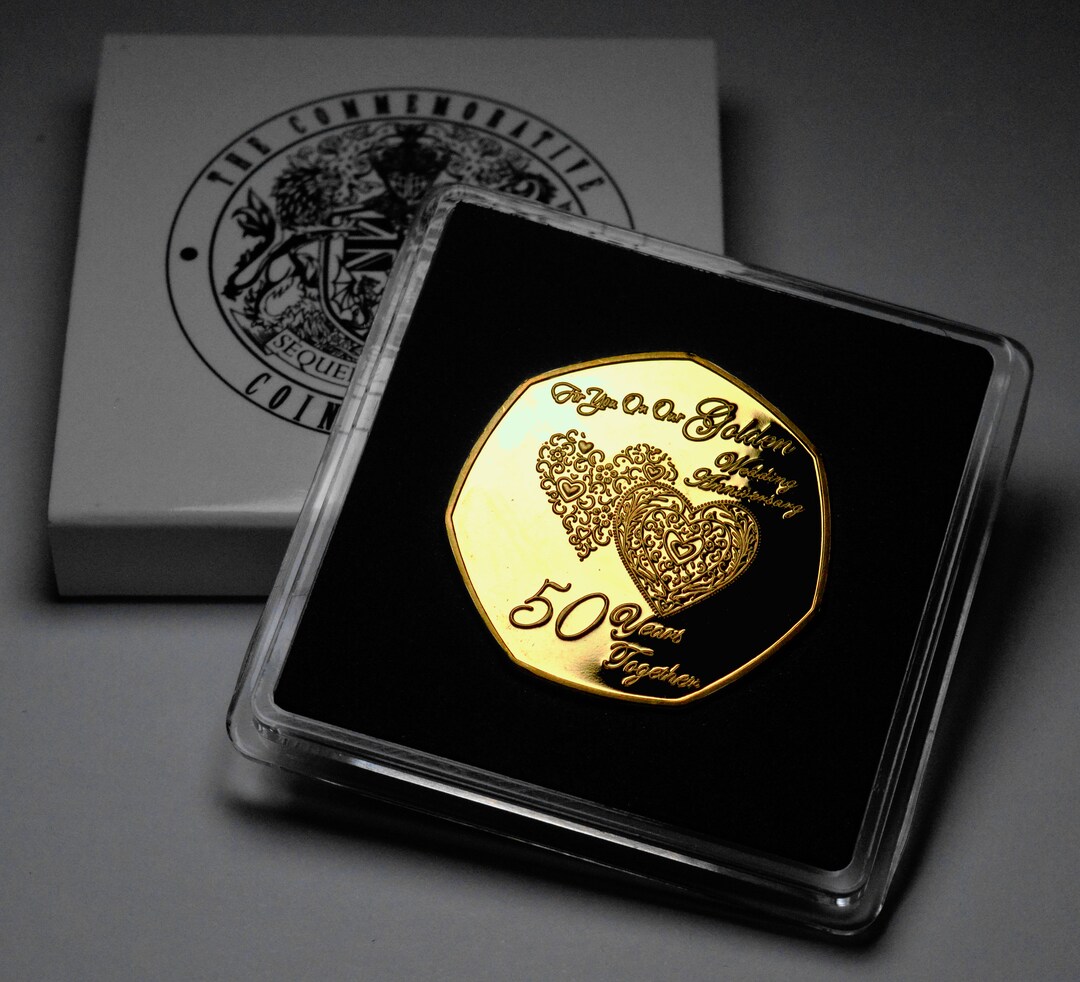 On Our 50th GOLDEN WEDDING ANNIVERSARY Commemorative. in Gift ...