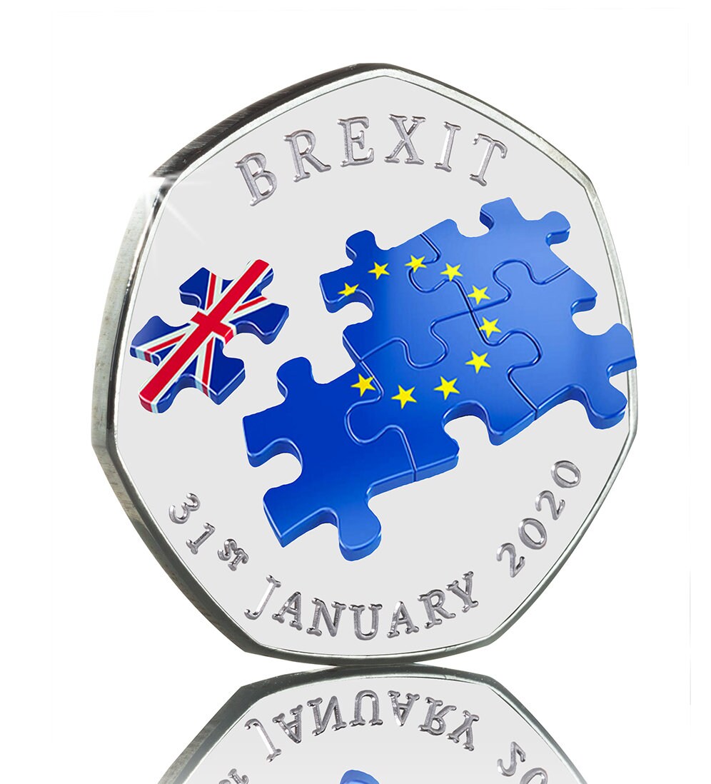 Brand New 2020 BREXIT Full Colour Silver Commemorative. United - Etsy