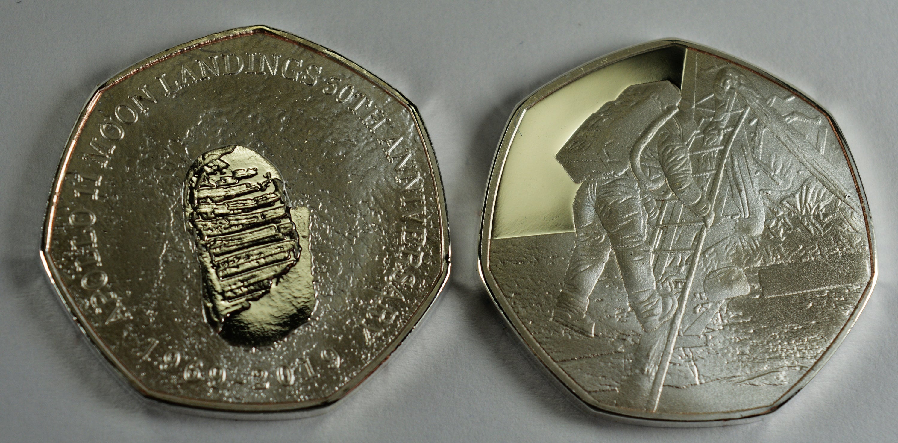 Extremely Rare Lunar Moon Landings 50th Anniversary Silver ...