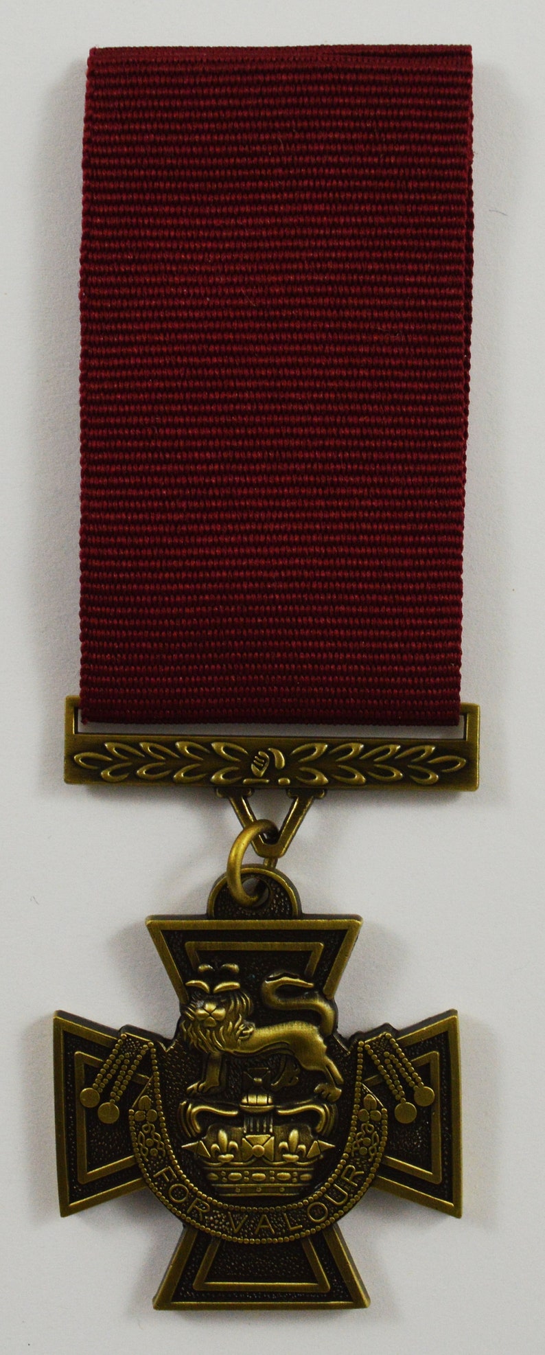 Superb Full Size Replica Victoria Cross Medal & Ribbon. Highest ...