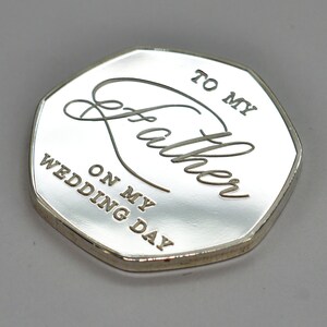 Father of the Bride Silver Commemorative in Presentation/gift/display ...