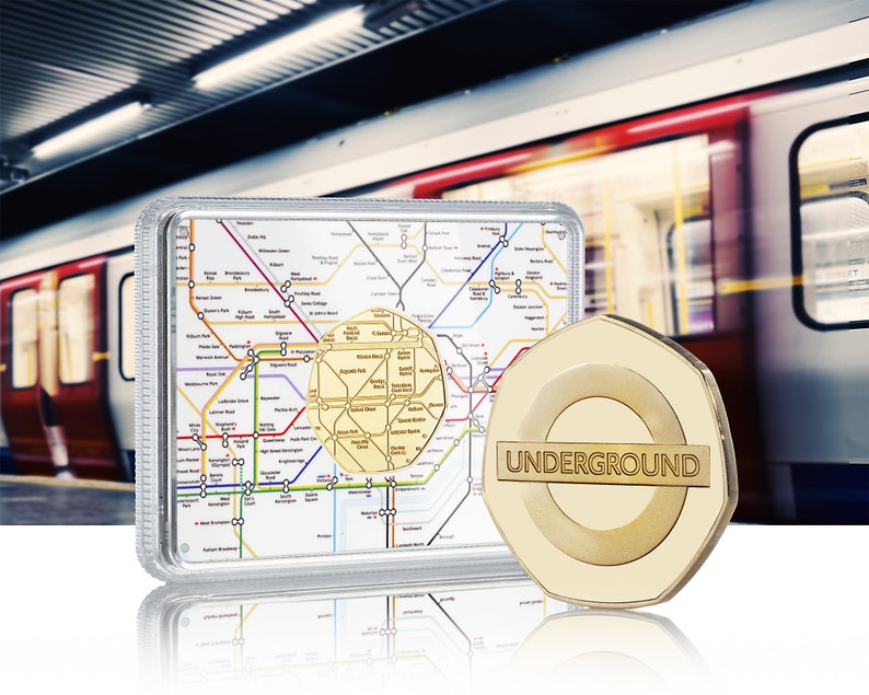 Officially Licensed LONDON UNDERGROUND 24ct Gold Commemorative - Etsy UK