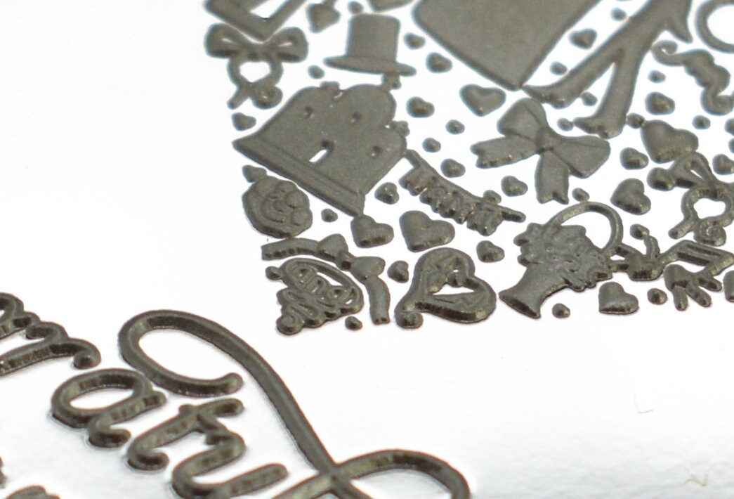 Congratulations on Your Wedding Day Silver Commemorative. - Etsy UK