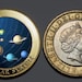 Our Solar System 'dual Metal' Silver and 24ct Gold Commemorative Coin ...