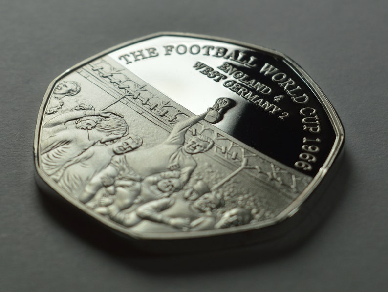 Pair of Football World Cup 1966 Silver & 24ct Gold Commemoratives ...