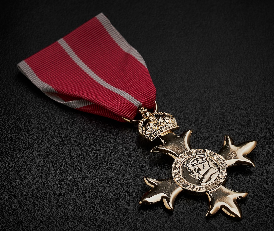 Full Size Replica OBE Medal. Military Award/ribbon. Order of the ...