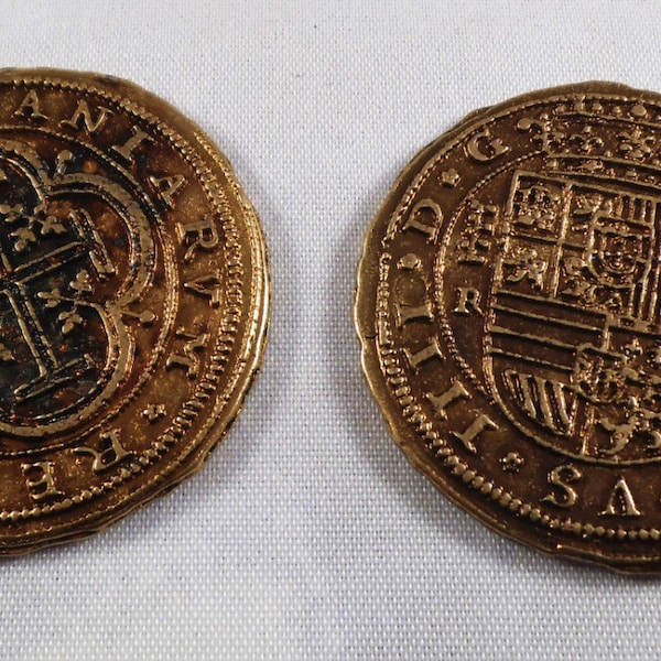 Replica Pirate Doubloons - Etsy