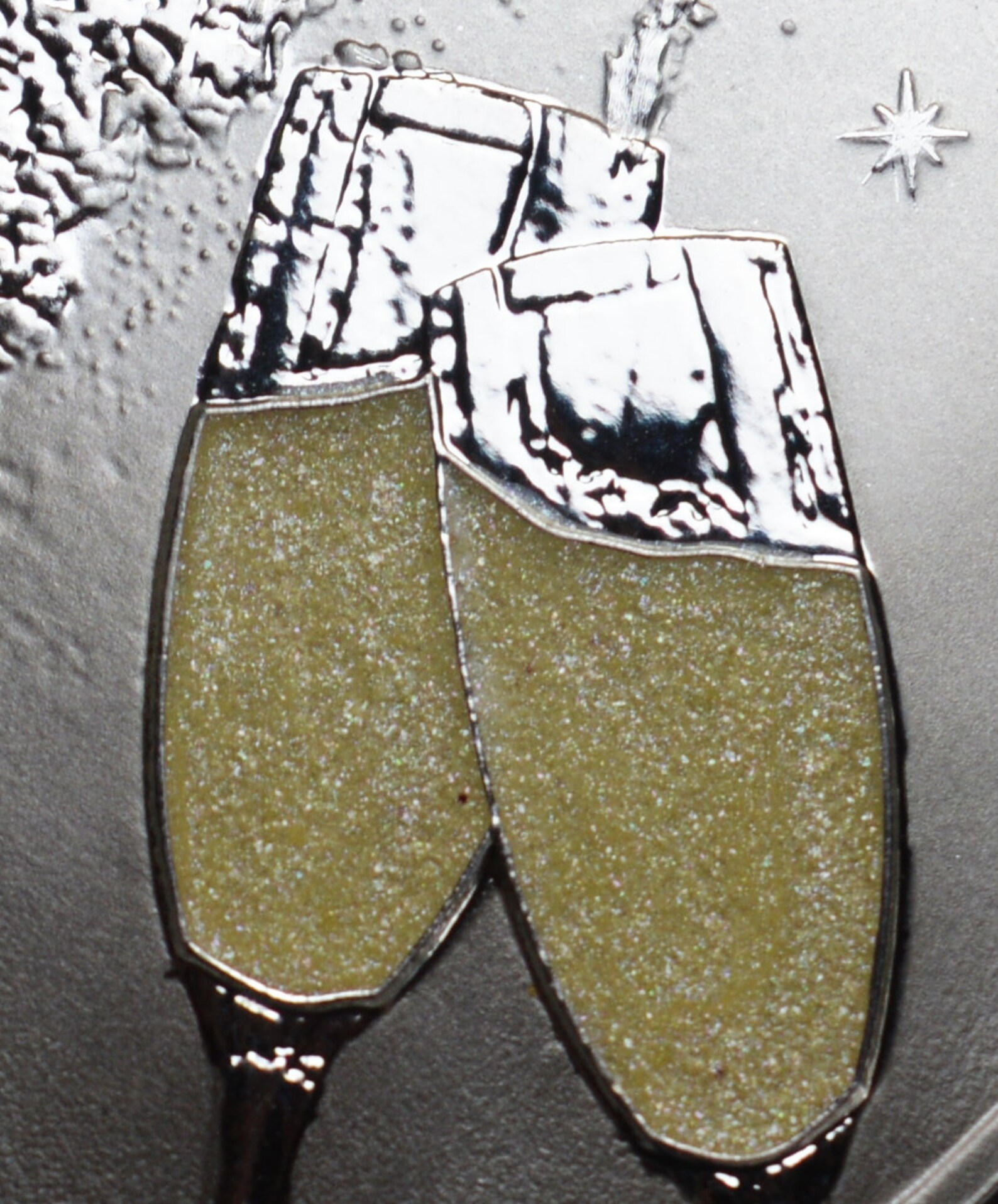 50th Birthday Commemorative '50 & Fabulous' Gift/present. Glitter and ...