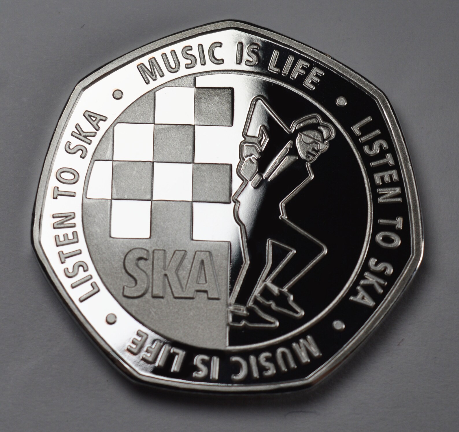 Pair of SKA Music 2TONE Silver & 24ct Gold Commemoratives in Display ...