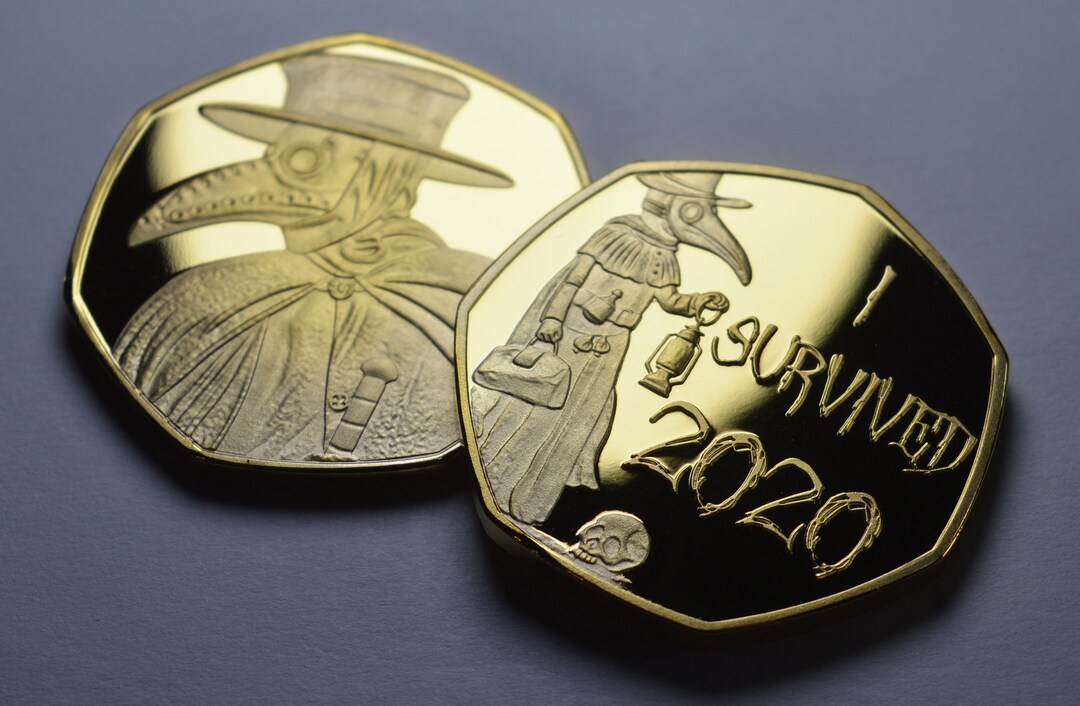 I SURVIVED 2020 24ct Gold Commemorative. Gift/present/novelty/memento ...