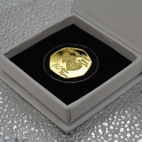 50th Wedding Anniversary Coin Gifts - 60+ Gift Ideas for 2026