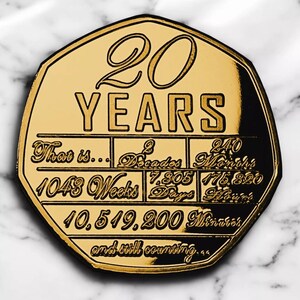 For You on Your 20th CHINA WEDDING ANNIVERSARY 24ct Gold Commemorative ...