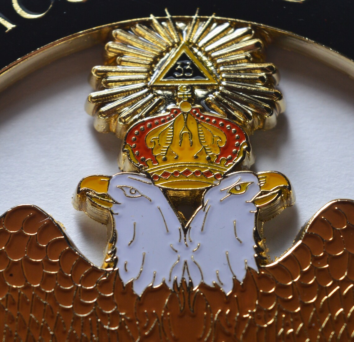 Large Enamelled MASONIC Car Emblem/decoration/badge/decal. - Etsy