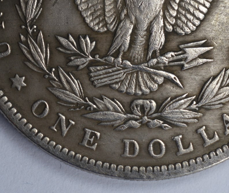 1899 Morgan Silver Dollar. Anubis/egyptian. Carved/hobo Coin. 38mm 23g ...