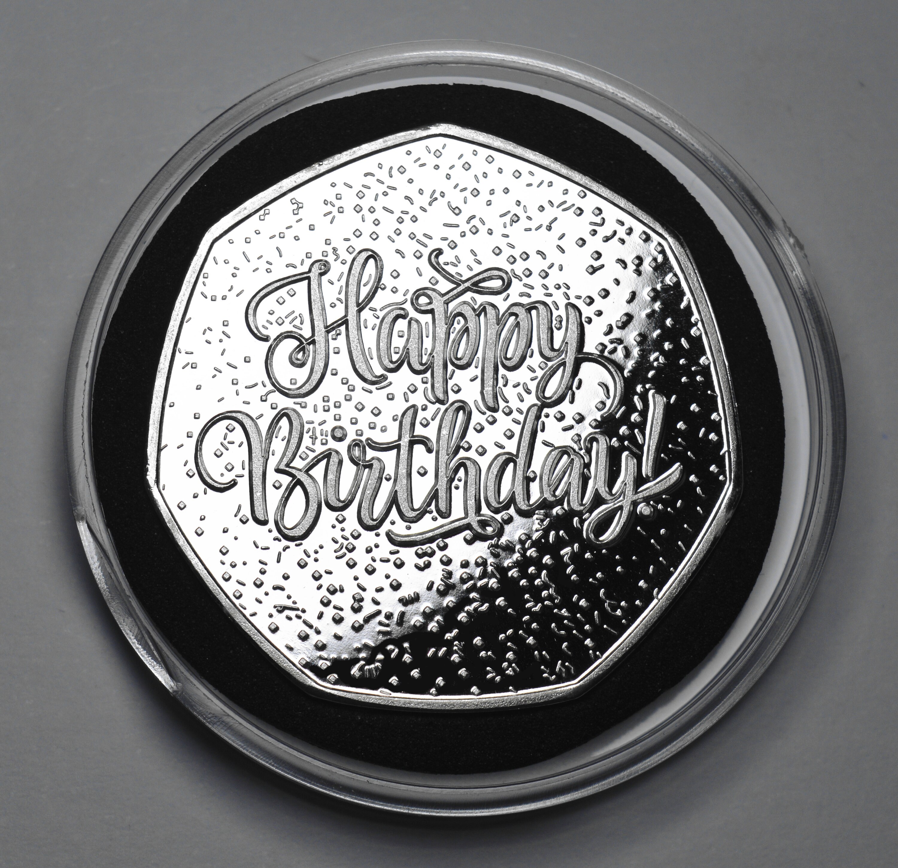 Happy Birthday Commemorative in Capsule - to My Amazing Husband. 'coin ...