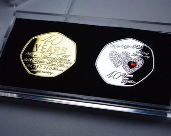 40th Wedding Anniversary | Etsy