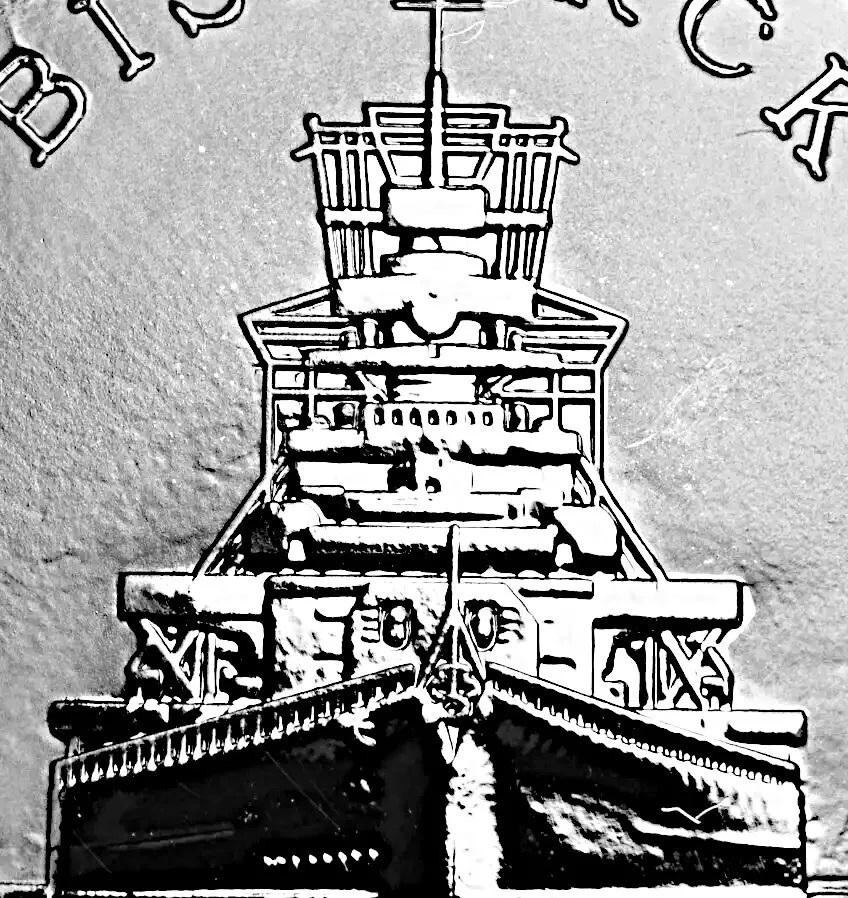 German Battleship BISMARCK Silver Commemorative in Capsule. WW2, Navy ...