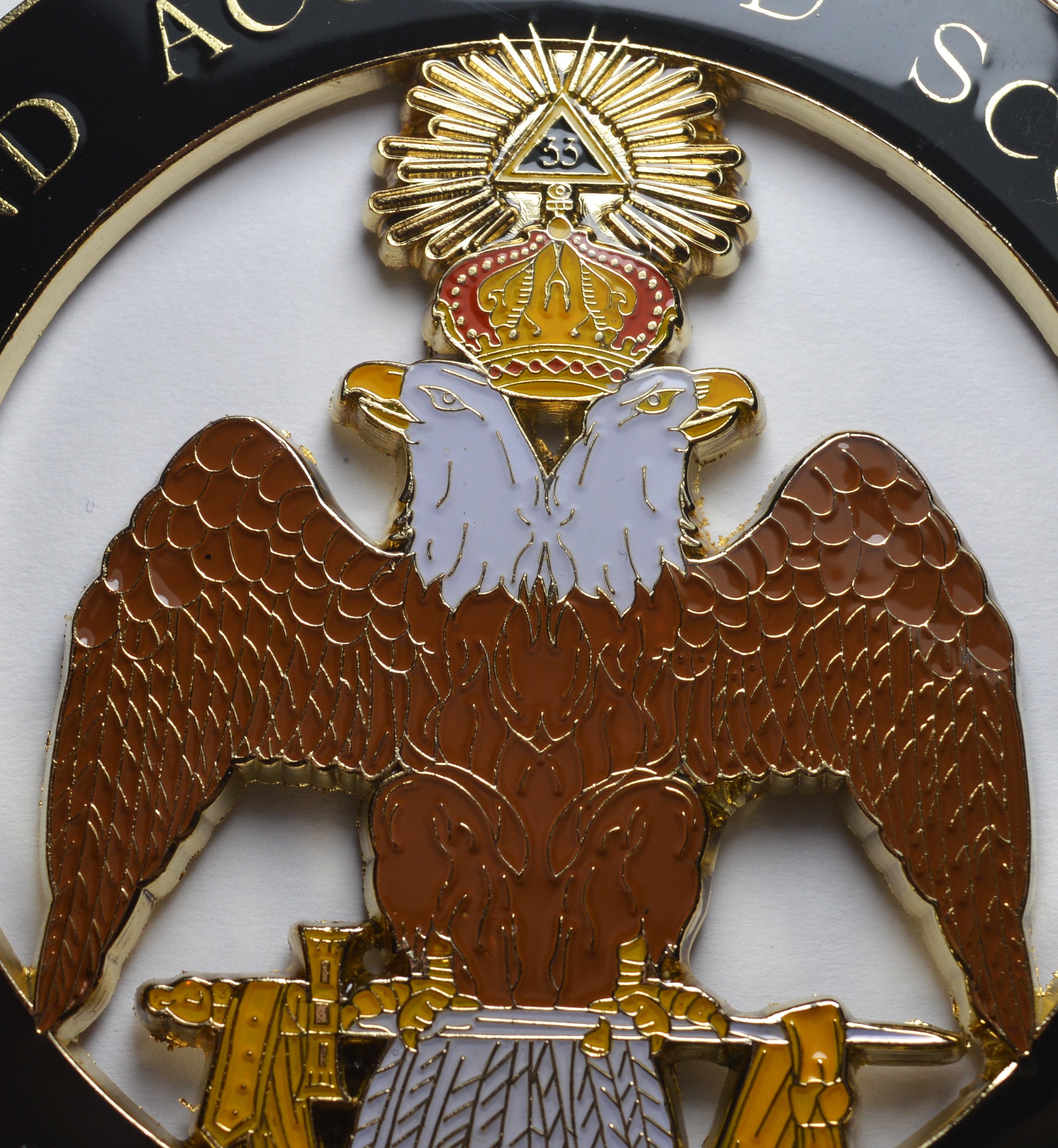 Large Enamelled MASONIC Car Emblem/decoration/badge/decal. - Etsy