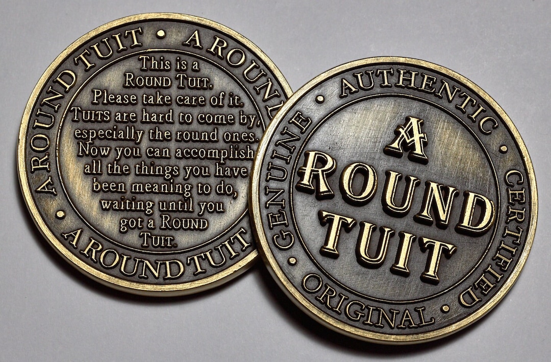 Extremely Rare 'A ROUND TUIT' Coin. Gift/present/novelty/collectable ...