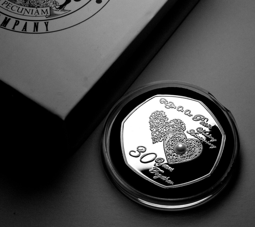 For You on Our 30th PEARL WEDDING ANNIVERSARY Silver Commemorative ...