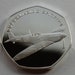 Pair of the Battle of Britain and Spitfire Silver Commemoratives in 50p ...