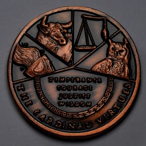 Marcus Aurelius Stoic/stoicism Commemorative Coin in Capsule. Copper ...